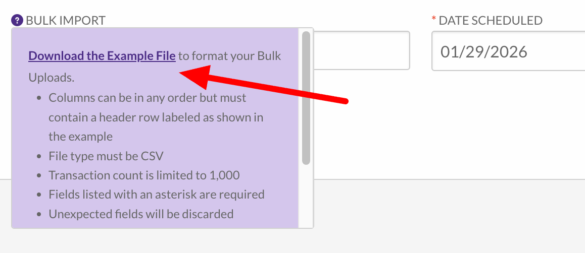 Bulk Payments