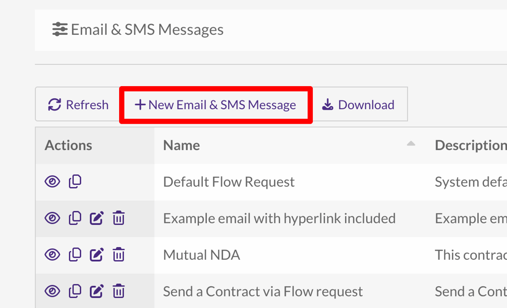 Flow Components: Emails and SMS Messages