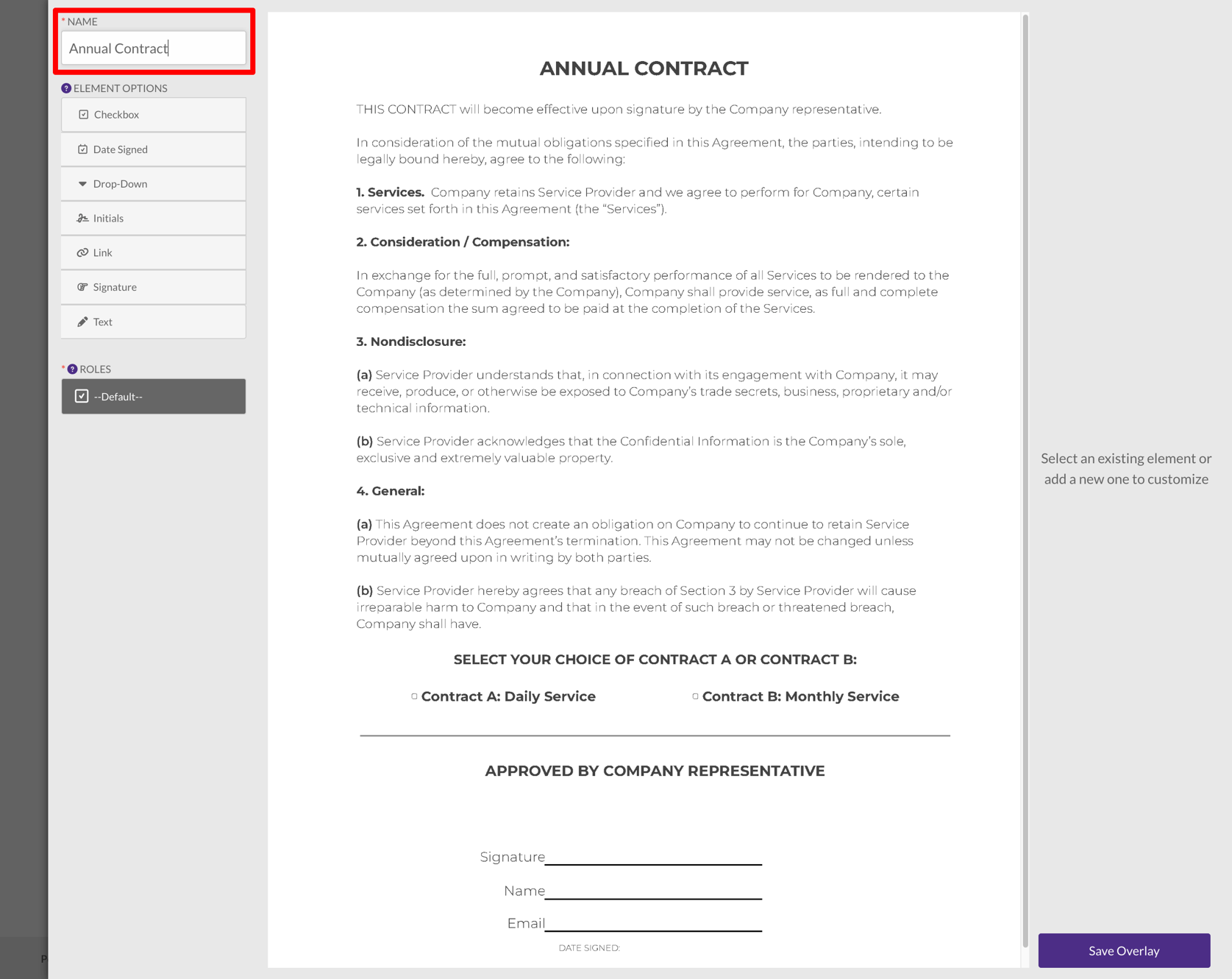 How to Create Document Overlays for Flow Requests