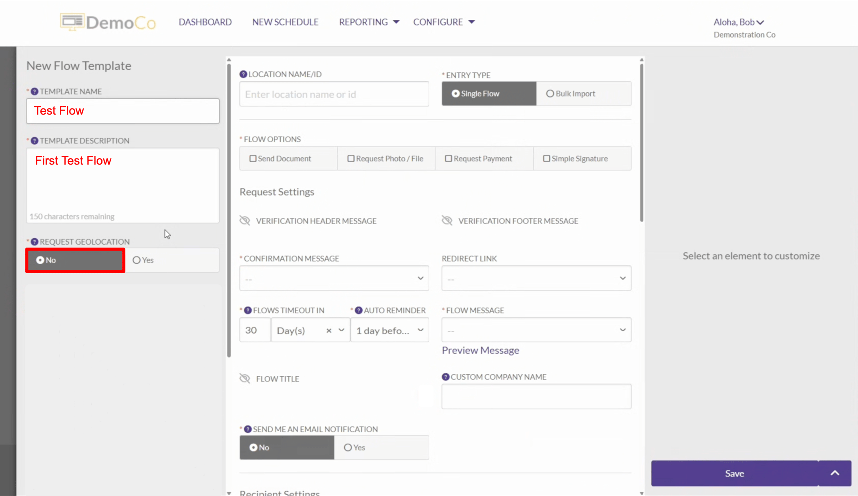 Configure Your First Flow as PDCflow Admin